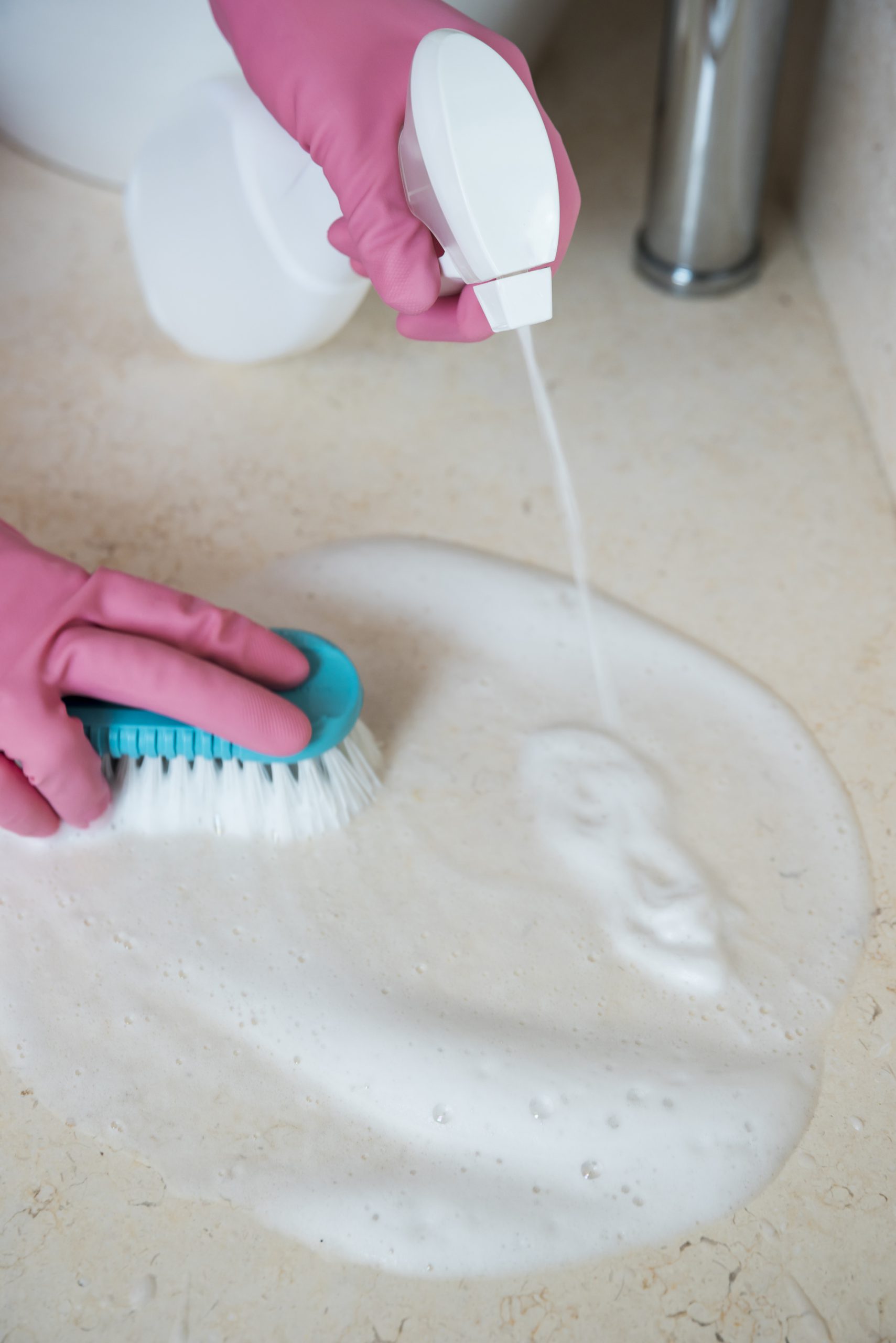 How to clean marble stains at home - UP STONE